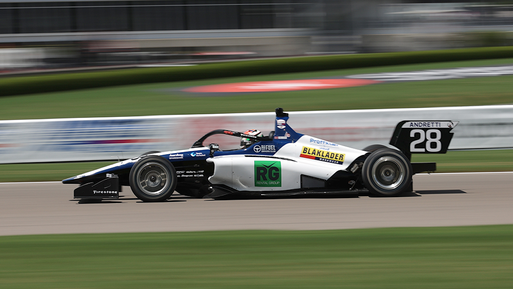 Dennis Hauger Leads Fast Andretti Pack in Opening Barber Practice